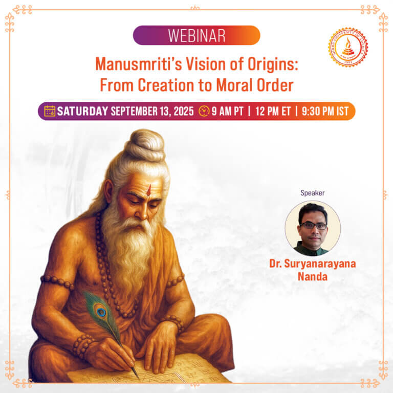 Manusmriti’s Vision of Origins: From Creation to Moral Order - Hindu ...